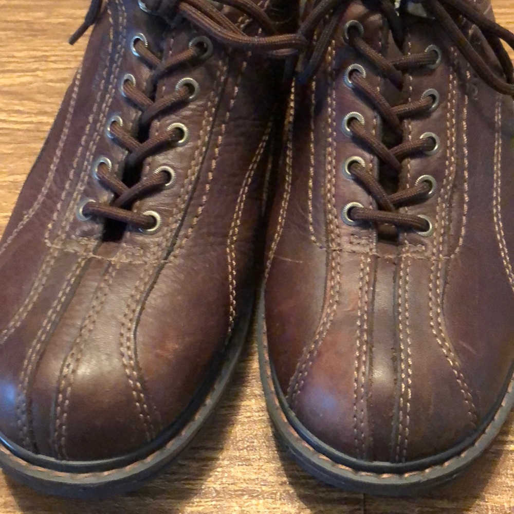 Rj Colt Tumbled Leather Lace Up Shoes Size 9 M - Gem